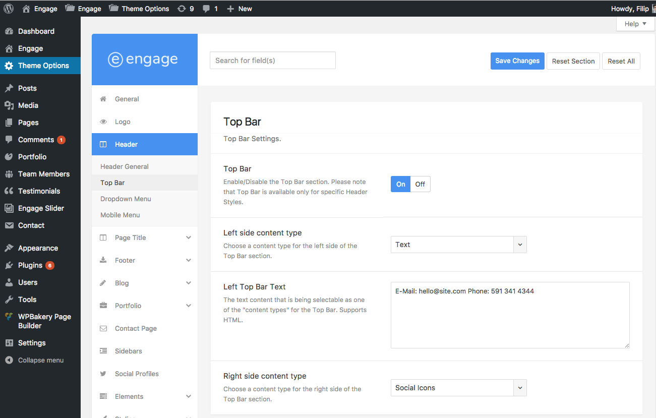 Engage Theme Documentation